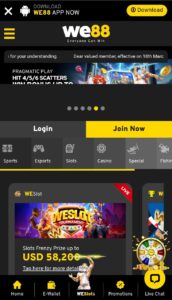 We88 Login - we88-my.com